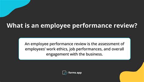 What Are The Best Practices For Employee Performance Reviews Forms App