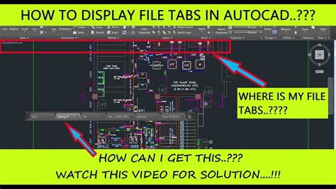How To Display Drawing Tabs In Autocad Templates Sample Printables