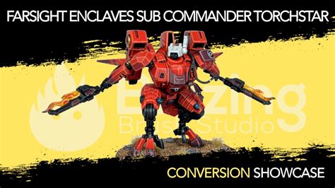 Farsight Enclaves Sub Commander Torchstar Warhammer 40k Tau