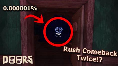 Rush Come Back Twice Roblox Doors Youtube