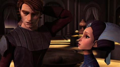 SW The Clone Wars ep 2x04 Senate Spy Anakin Padmé Anakin and