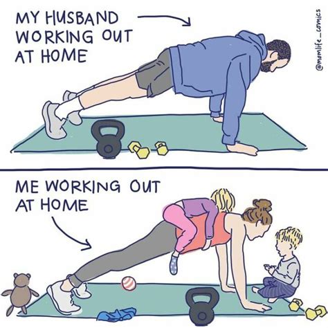 Artist S Mom Life Comic Pokes Fun At The Double Standards Many