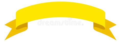 Etiqueta De Cinta En Blanco Plantilla De Banner Plana Amarilla