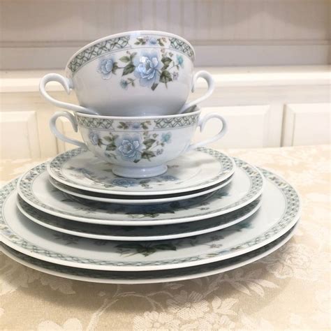 Rare Older Noritake Dinner Set Ireland Angel Damour Noritake Etsy