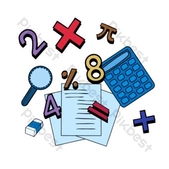 Matemáticas Clip Art Math Clipart Estilo de dibujos animados ábaco
