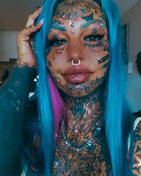 Tattoo Model Feared Shed Never Get Job Due To Extreme Ink But Earns £162k On Onlyfans Daily