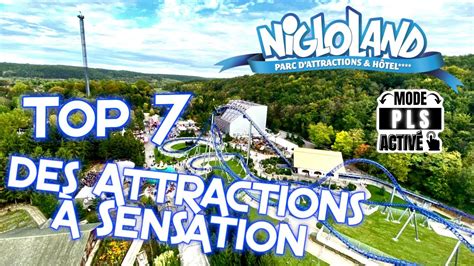 Les 7 attractions à sensations fortes à Nigloland YouTube