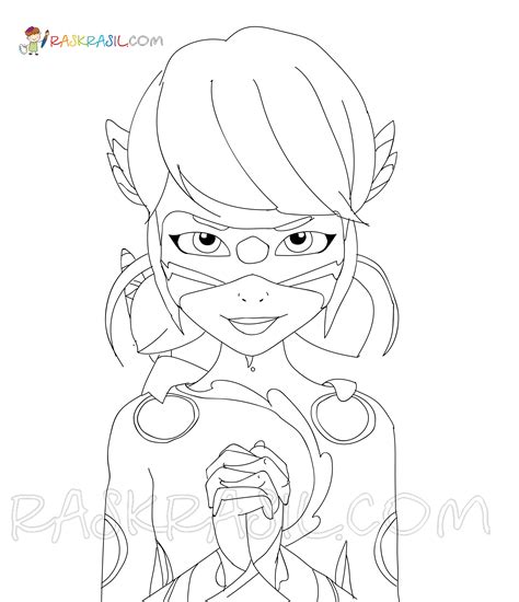 Miraculous Ladybug Coloring Pages Free Printable Images Ladybug