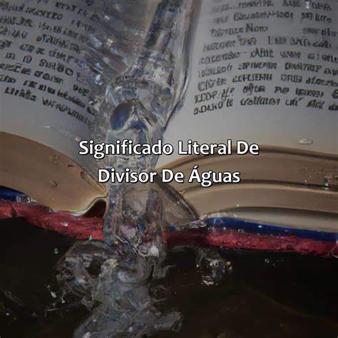 O Que Significa Divisor De água LIBRAIN