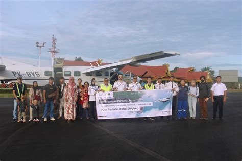 12 Rute Penerbangan Perintis Di Wilayah Kerja Dabo Singkep Dimulai
