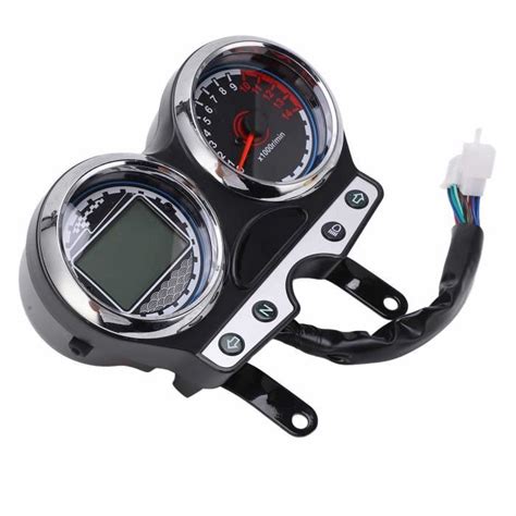 Dilwe Tachym Tre De Moto V Moto Lcd Jauge Compteur De Vitesse