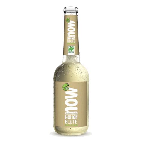 Lammsbräu Bio NOW Holler Blüte Limonade 10 x 0 33 L Glas MEHRWEG