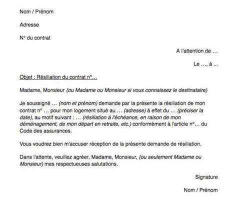 Résilier son contrat d assurance habitation Capital fr