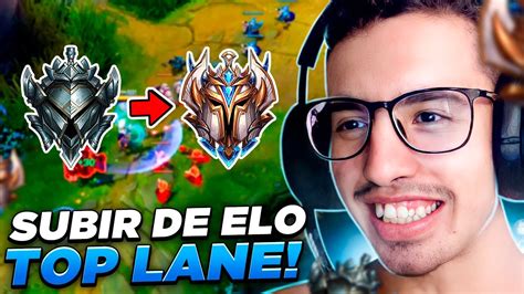 DICAS PARA SUBIR DE ELO NA TOP LANE YouTube