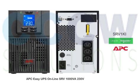 APC Easy UPS On Line SRV 1000VA RM 230V With Extended Runtime Battery