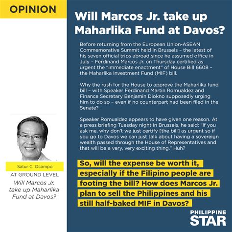 The Philippine Star On Twitter Opinion Before Returning From The