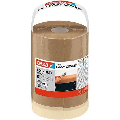 Tesa Easy Cover UNIVERSAL Bâche de Masquage en Papier pour Peinture 2