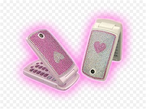 Kawaii Tumblr Y2k Flip Phone Pink Png Flip Phone Png Free