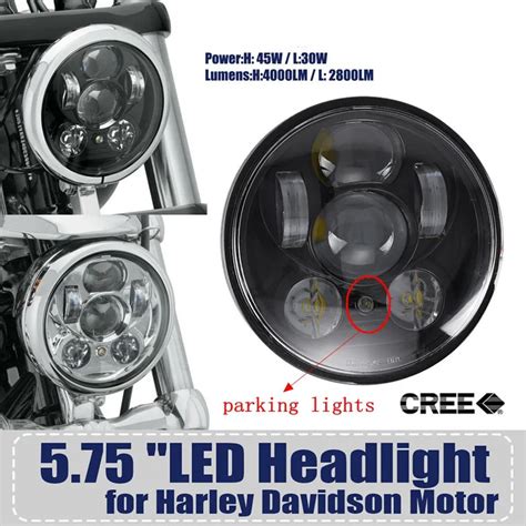 Chrome Rotonda Del Faro Harley Parti Di Luce Di Stop Harley
