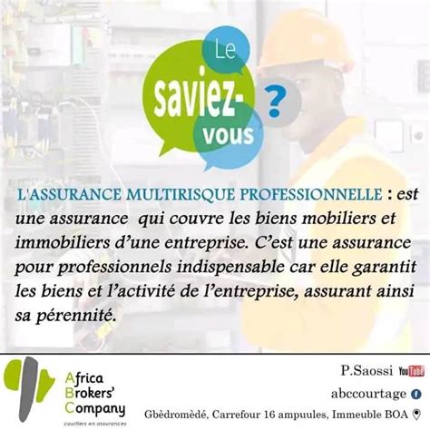 Lassurance Multirisque Professionnelle
