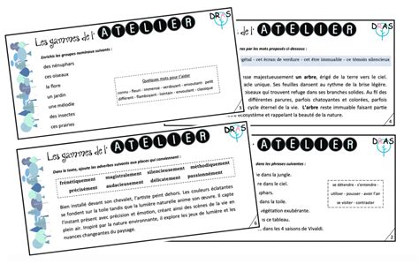 Gammes DRAS HDA thème ARBRE Lala aime sa classe