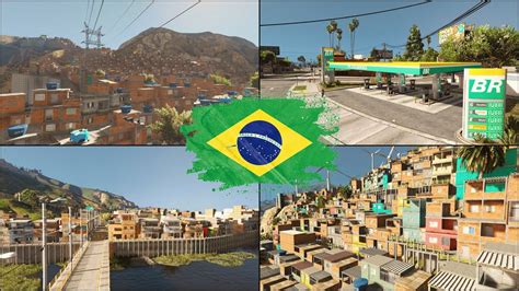 Maior E Mais Realista Mapa Brasileiro Para Gta Pack De Favelas