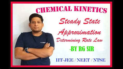 Steady State Approximation Determine Rate Law From Mechanism