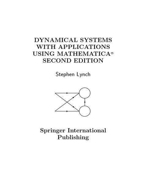 dynamical systems with applications using mathematica second edition stephen lynch pdf