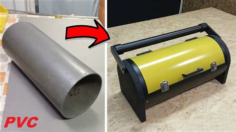 Como Hacer Una Caja De Herramientas En PVC Y Madera Reciclada YouTube