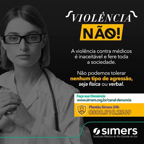 Simers alerta para casos de violência contra médicos