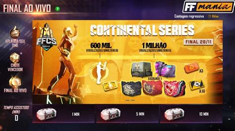 Ffcs Garena Libera As Recompensas Para O Continental De Free Fire