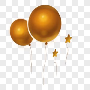 Globo Dorado imágenes PNG con fondo transparente Descarga gratuita en