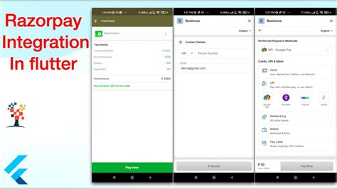 Razorpay S Integration In Flutter Integration Razorpay With Order
