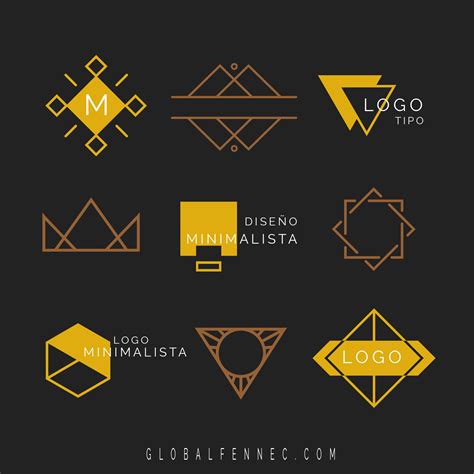 Logotipos minimalistas Los diseños minimalistas tienen unas cuantas