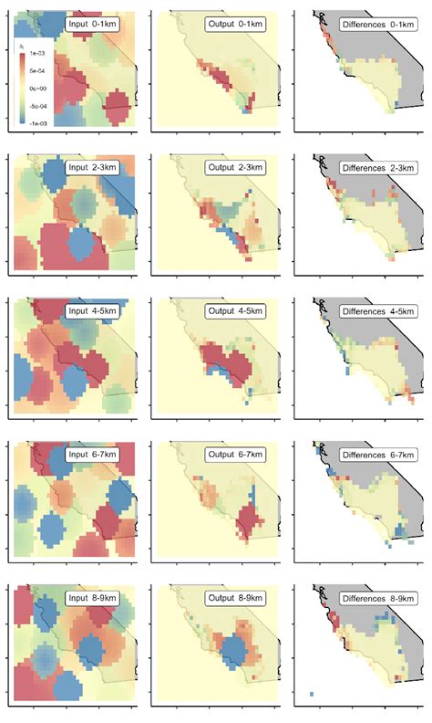 maps of input δ output δ and their differences for the 3d controlled download scientific