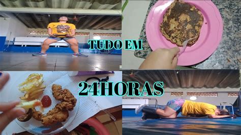 TUDO QUE COMO EM 24H REEDUCAÇÃO ALIMENTAR UM POUCO DO MEU TREINO