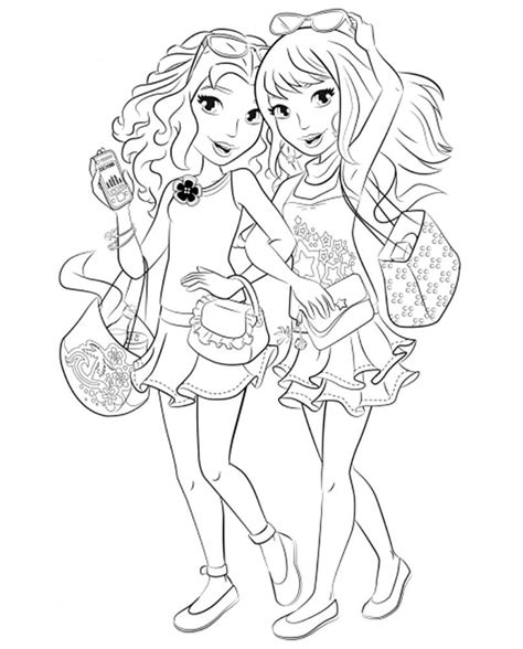Dibujos De Amigos De Lego 2 Para Colorear Para Colorear Pintar E