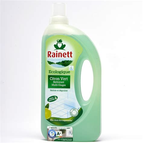 Test Rainett Nettoyant multi usages citron vert écologique Nettoyant