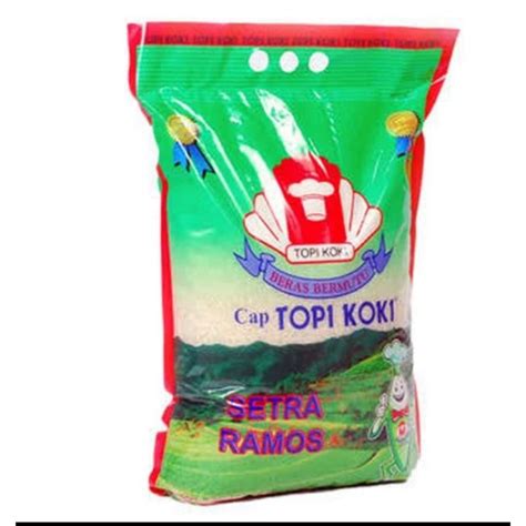 Jual Beras Topi Koki Setra Ramos 5 Kilo Shopee Indonesia
