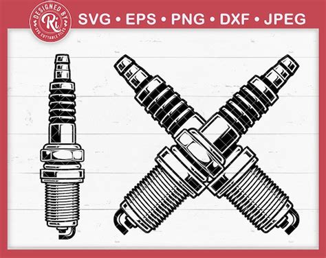 Spark Plug Svg Mechanic Logo Mechanic Svg Motorcycle Repair Etsy