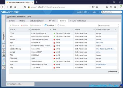 Complete Presentation Of The VMware Host Client Web Client Of VMware