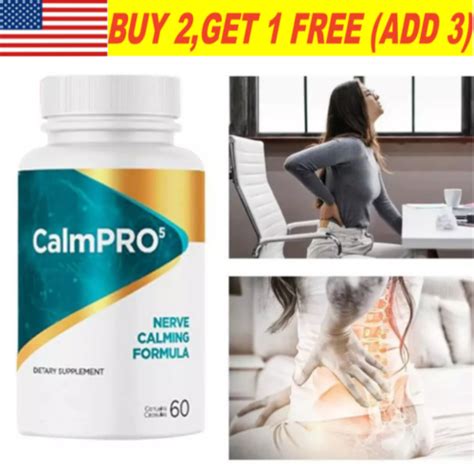 CalmPro 5 Nerve Calming Formula 60 Capsules CalmPro Neo Nature USA EBay