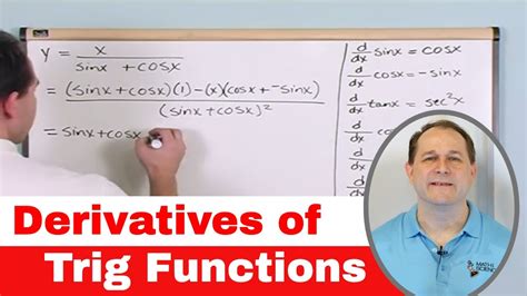 Derivatives Of Trig Functions Sin Cos Tan In Calculus 1 4 YouTube