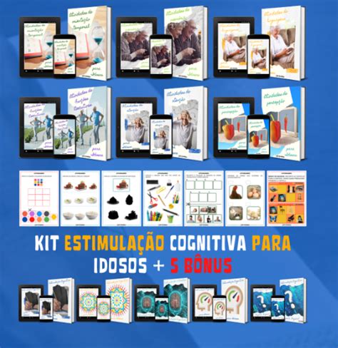 KIT ESTIMULAÇÃO COGNITIVA PARA IDOSOS Empresario Conectado