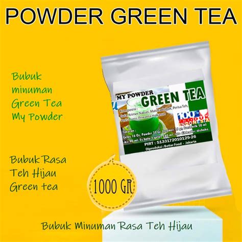 Jual Bubuk Matcha Green Tea Bubuk Green Tea 1Kg Matcha Green Tea