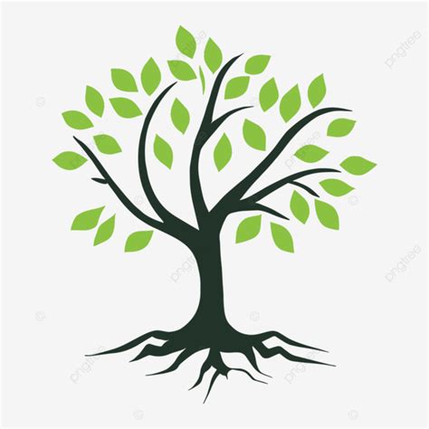 Tree Vector Illustrations Roots Mangrove Isolated Mangrove Tree Tree