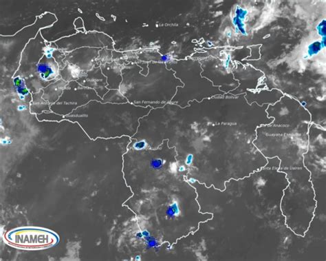Inameh prevé nubosidad con lluvias de intensidad variable en gran parte