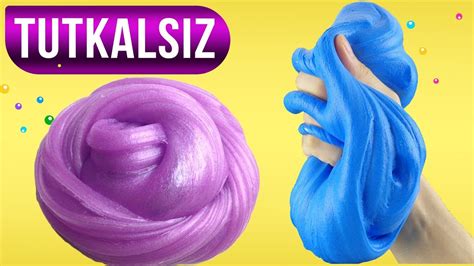 TUTKALSIZ SLIME TEST Şampuan ve Tuz ile Slime Nasıl Yapılır Hoppi TV