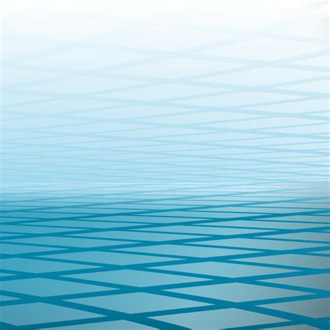 Fondo De Vector Geom Trico Azul Vector Premium
