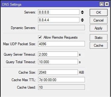 DNS Setup On MikroTik MikroTik DNS Server Complete Guide